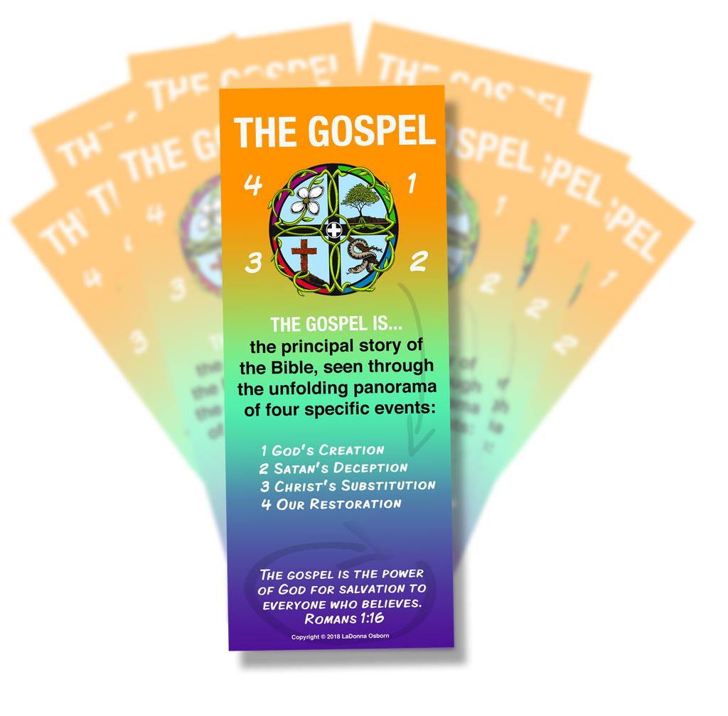 Gospel Icon Bookmark - Pack of 50 – Osborn Ministries International